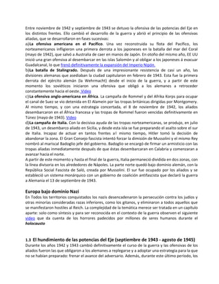 La segunda guerra mundial | DOCX