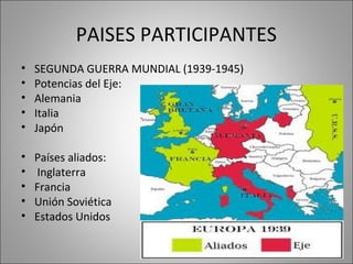 La segunda guerra mundial | PPT