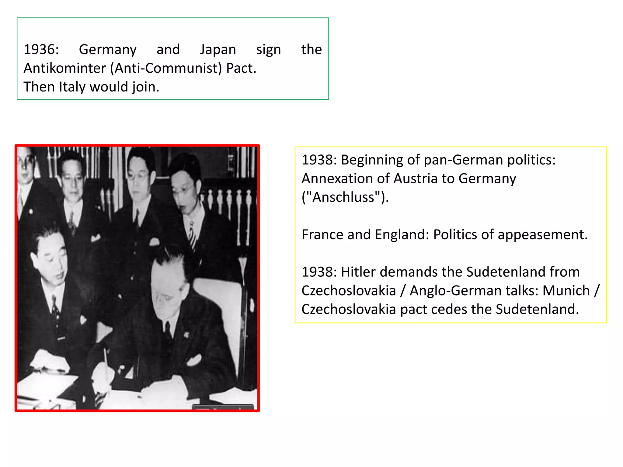 La segunda guerra mundial. | PPTX