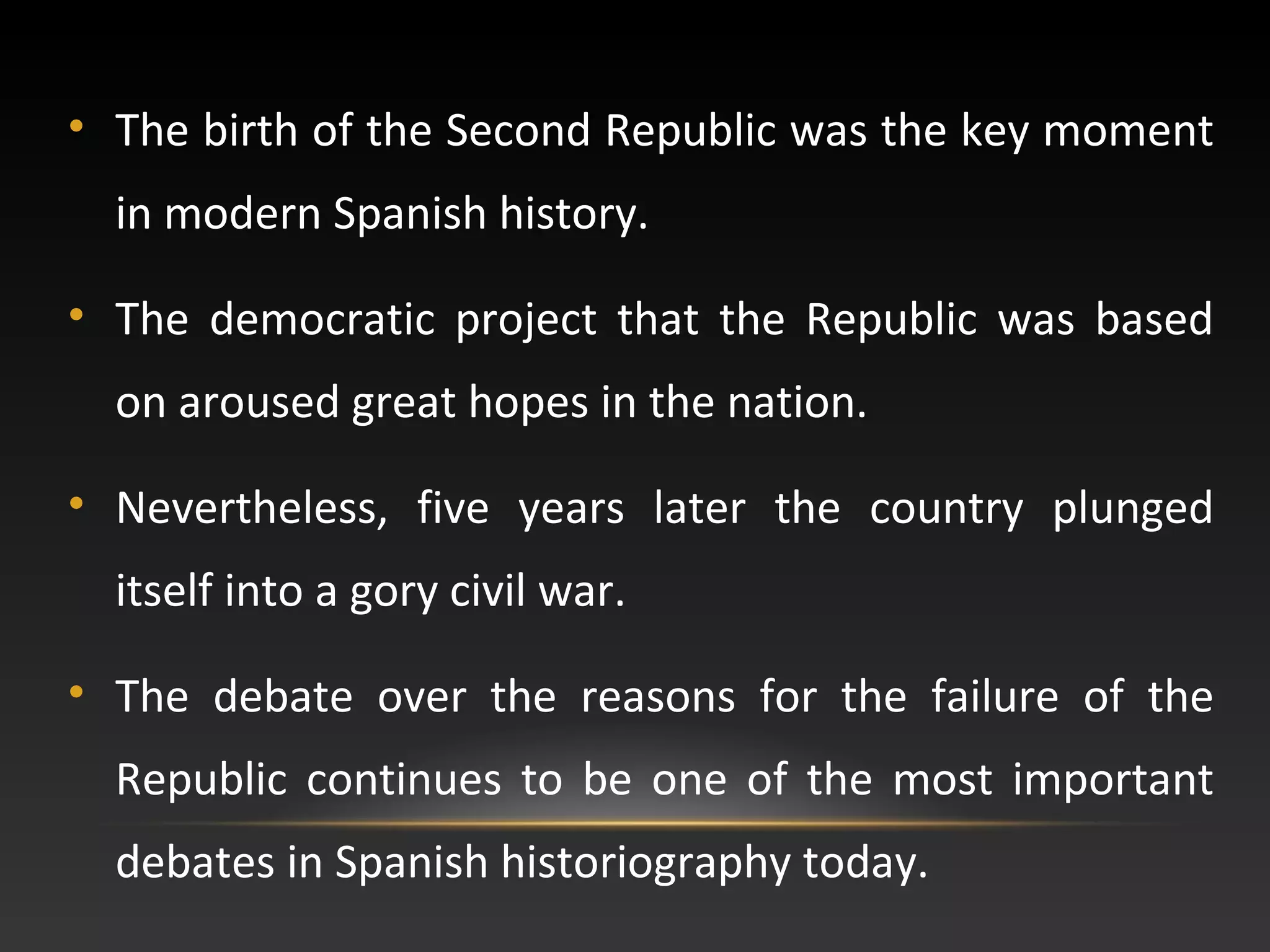 The Spanish Second Republic | PPT