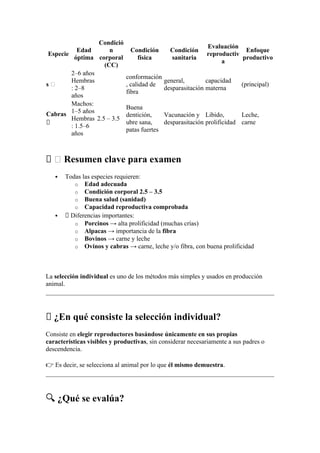 Guía Completa para la Selección de Reproductores en Producción Animal ...