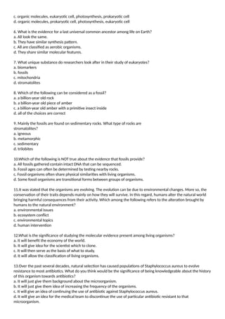 Learning Activity Sheet Earth and Life Science | DOCX