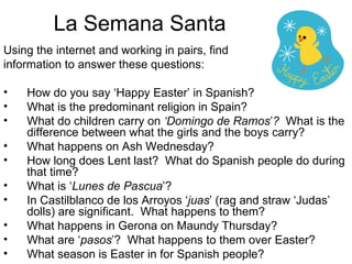 La semana santa ppt pix | PPT