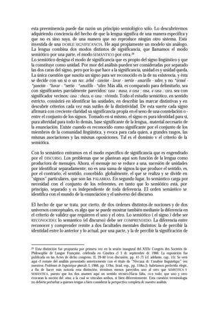 La semiologìa de la lengua | PDF