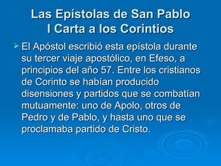 Las epistolas de_san_pablo | PPT