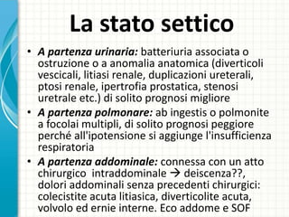 La sepsi nel paziente fragile | PPT