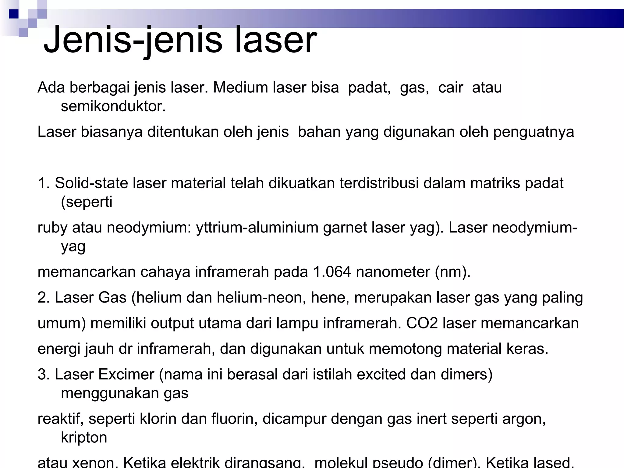 Laser (Sumber Fisis Fisioterapi) | PPT