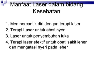 Laser (Sumber Fisis Fisioterapi) | PPT