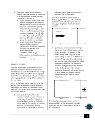 Laser part 1 | PDF | Chemistry | Science