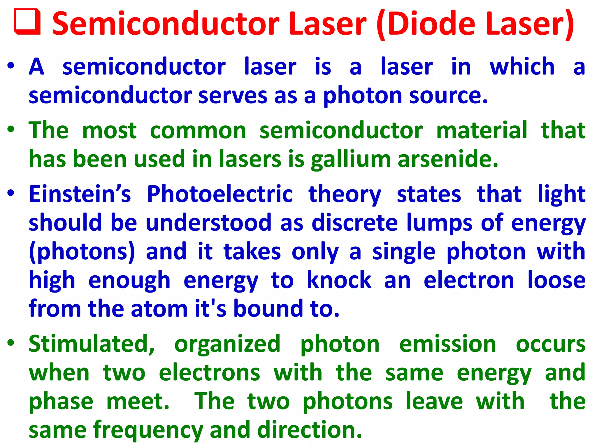 B.Tech sem I Engineering Physics U-II Chapter 2-LASER | PPTX