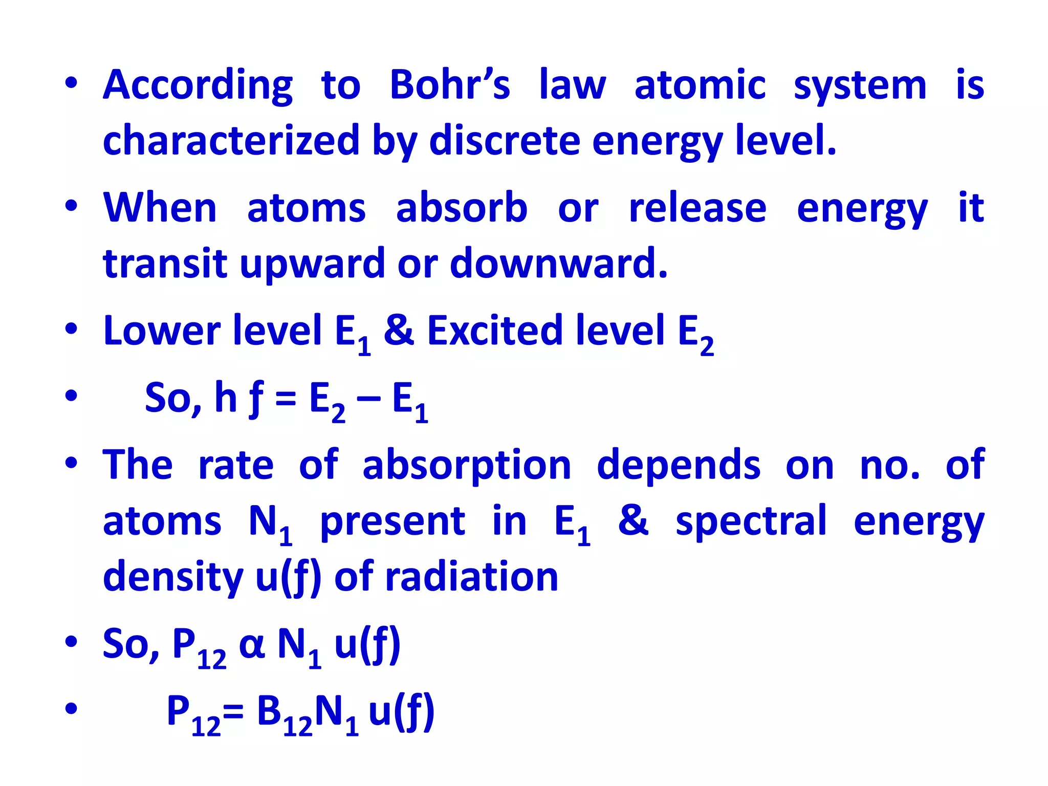 B.Tech sem I Engineering Physics U-II Chapter 2-LASER | PPTX