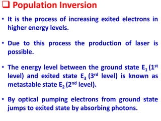 B.Tech sem I Engineering Physics U-II Chapter 2-LASER | PPTX