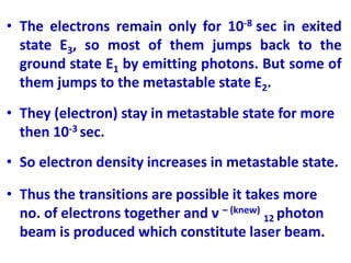 B.Tech sem I Engineering Physics U-II Chapter 2-LASER | PPTX