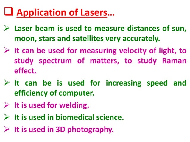 B.Tech sem I Engineering Physics U-II Chapter 2-LASER | PPTX | Physics ...