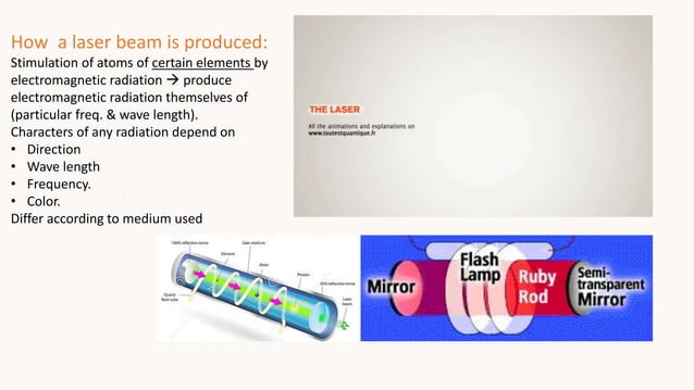 Laser pricipals and uses in rehabilitaion medicin | PPTX