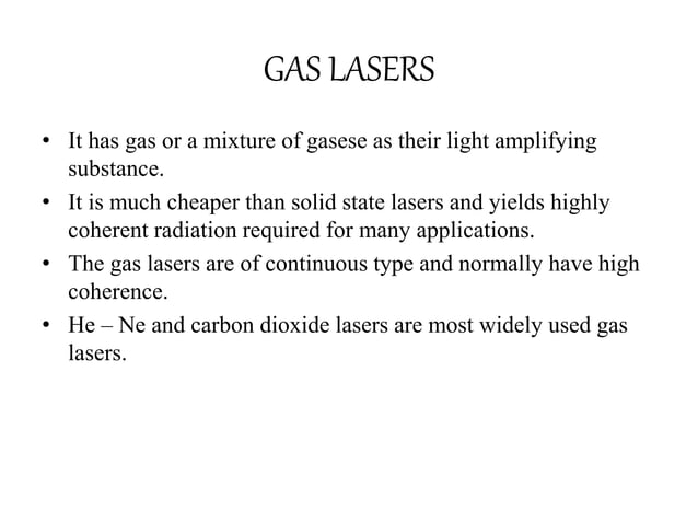 LASER & APPLICATIONS | PPTX