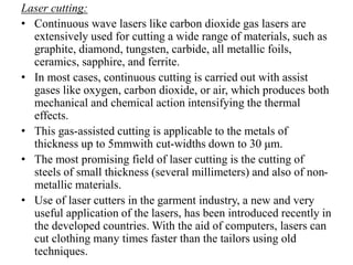 LASER & APPLICATIONS | PPTX