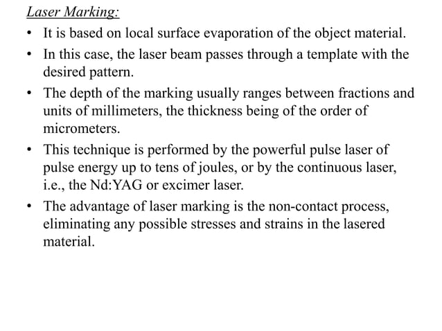 LASER & APPLICATIONS | PPTX