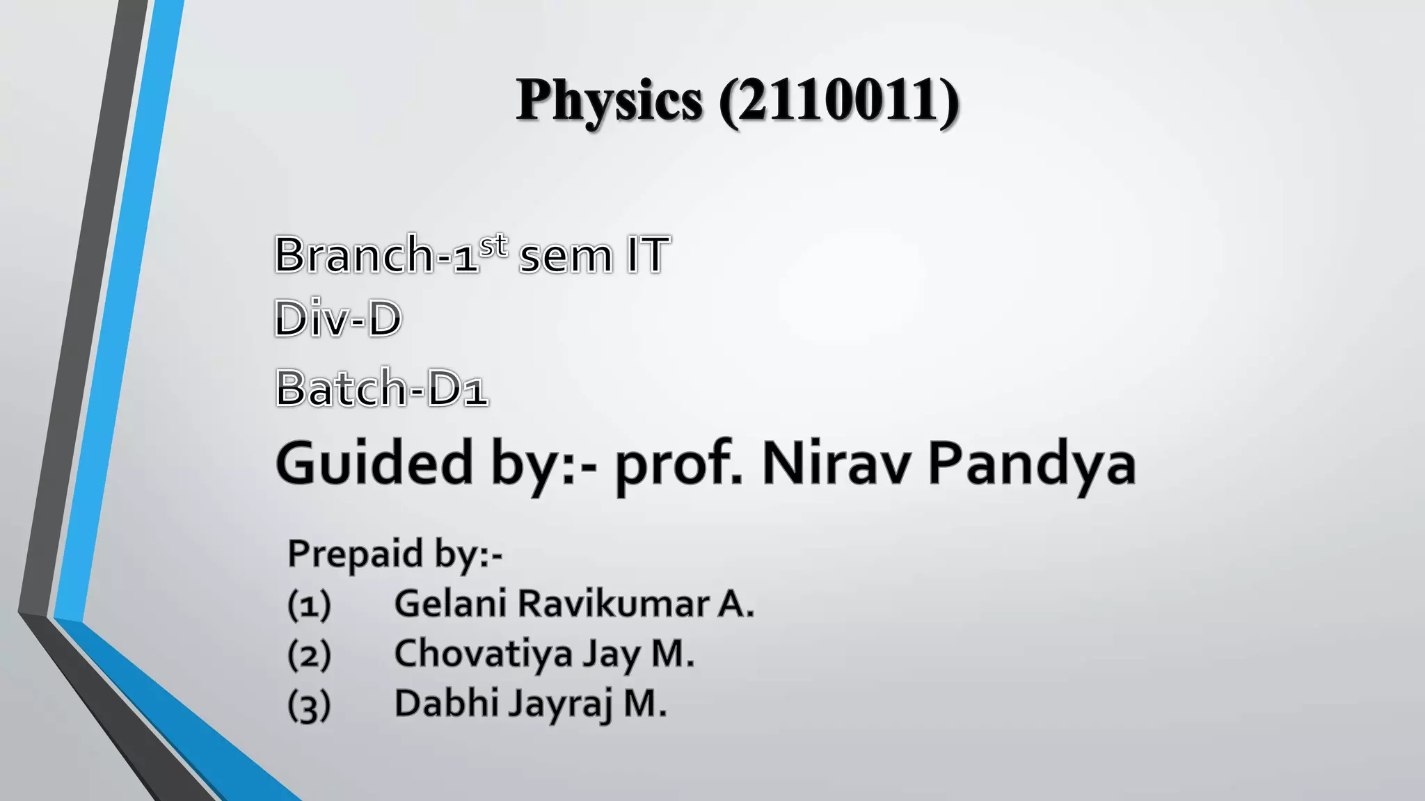 Laser in physics | PPTX