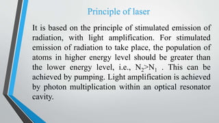 Laser in physics | PPTX