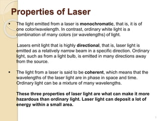 Laser | PPTX | Chemistry | Science