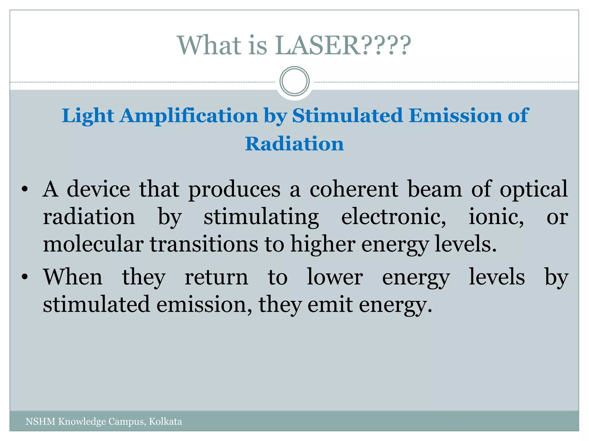 Laser | PPT