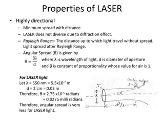 Basics of Laser | PPTX