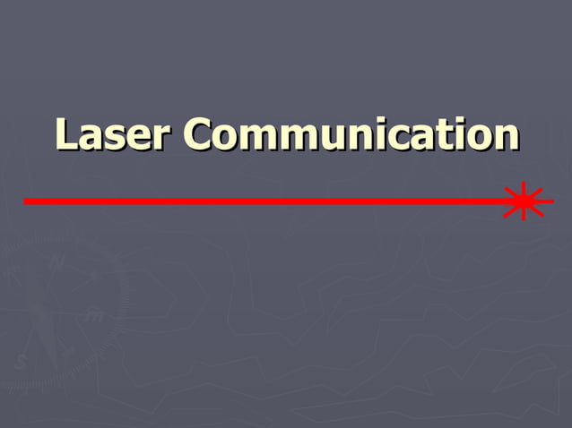 Laser Communication | PPT