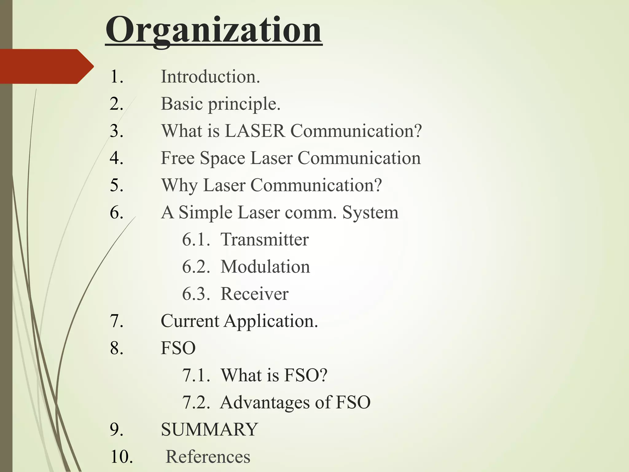 Laser communication | PPT