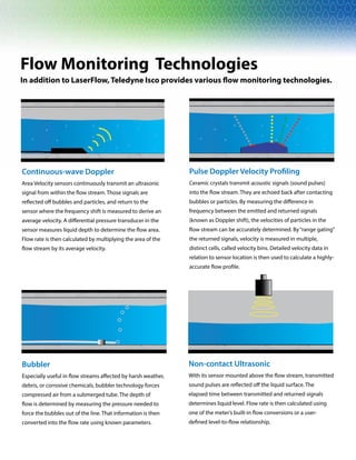 Non-Contact Open Channel Flow Measurement | PDF