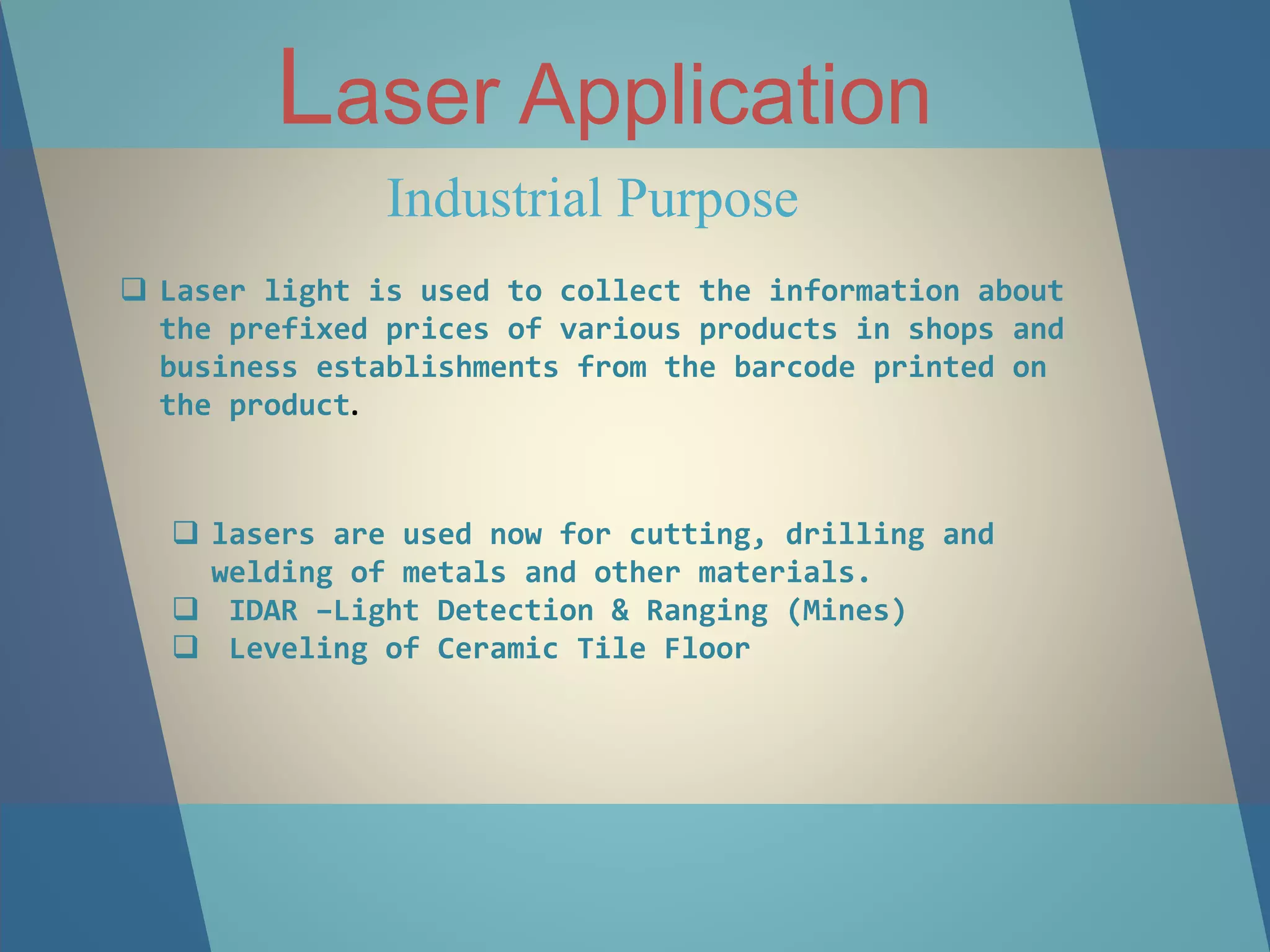 Laser physics | PPTX