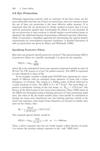 LASER-SAFETY.pdf | Eye and Vision Conditions | Diseases and Conditions