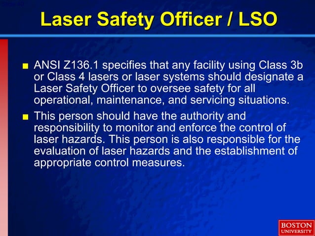 Laser safety-training | PDF | Eye and Vision Conditions | Diseases and Conditions