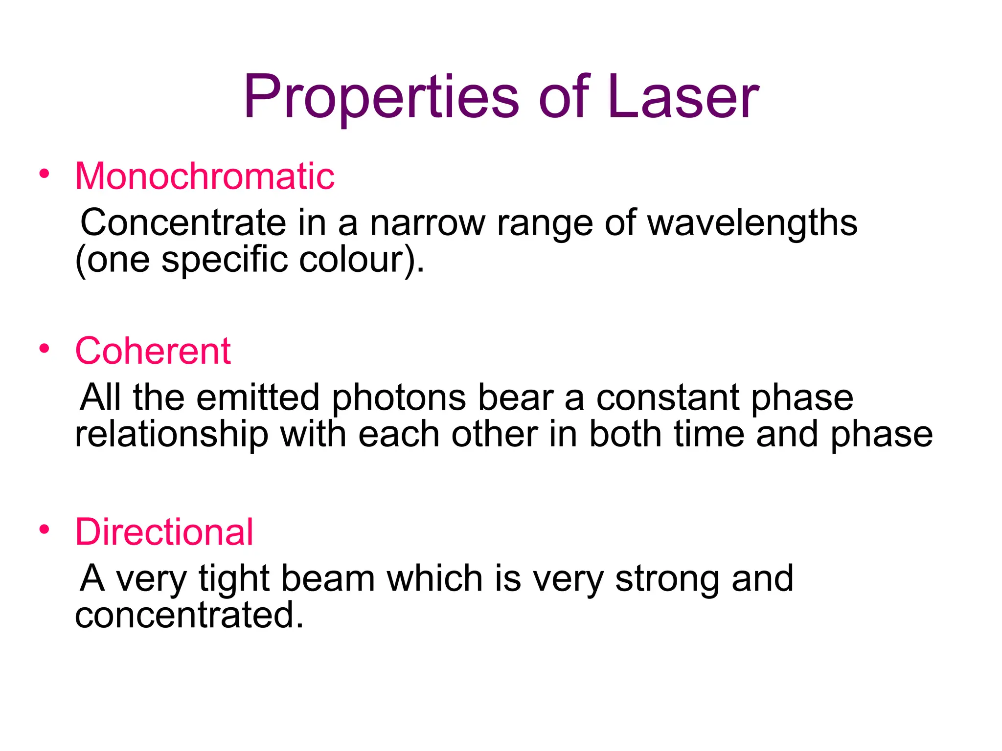 LASER-concepts principle working and Theory.ppt