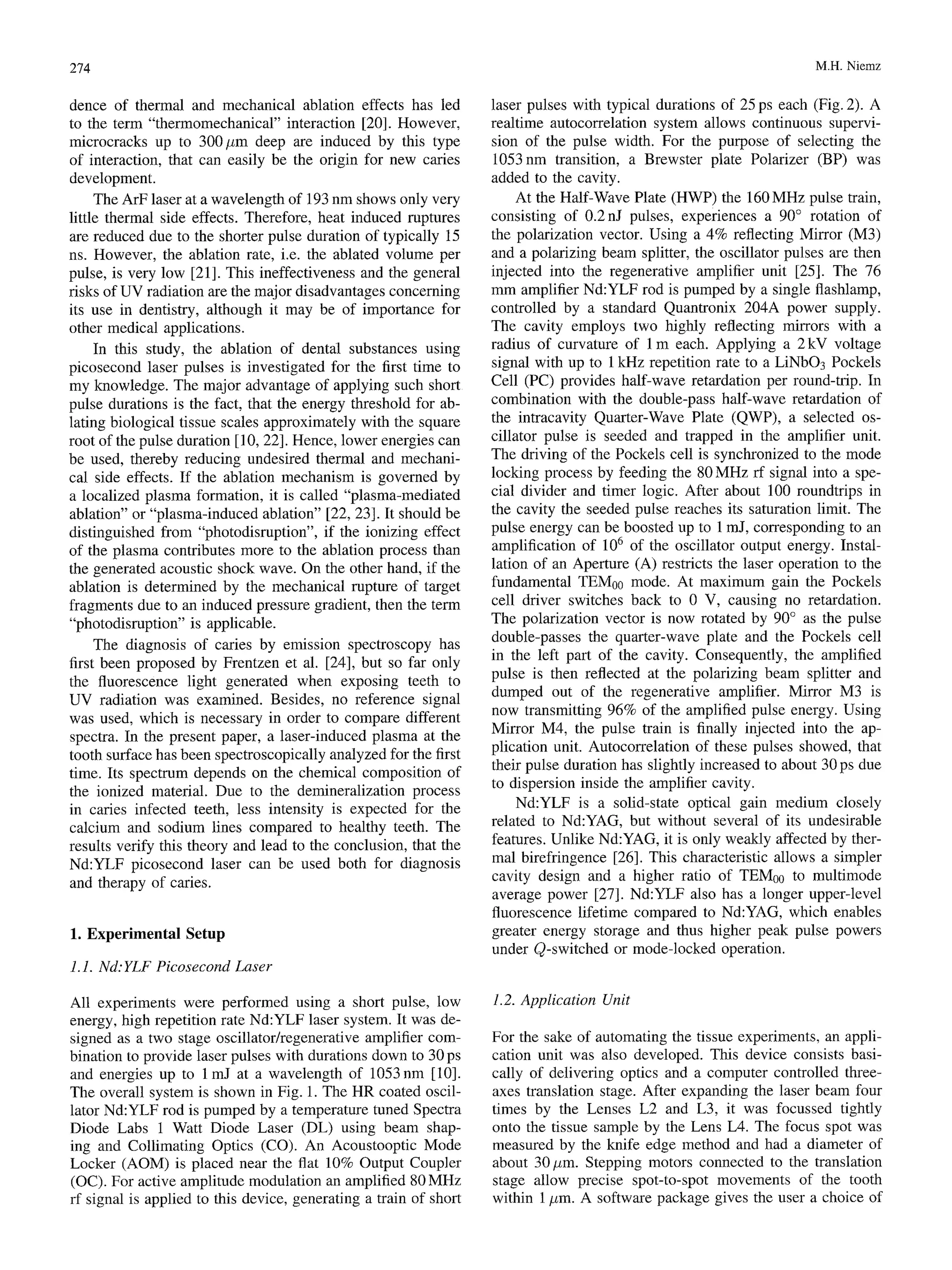 Laser ablation depth | PDF
