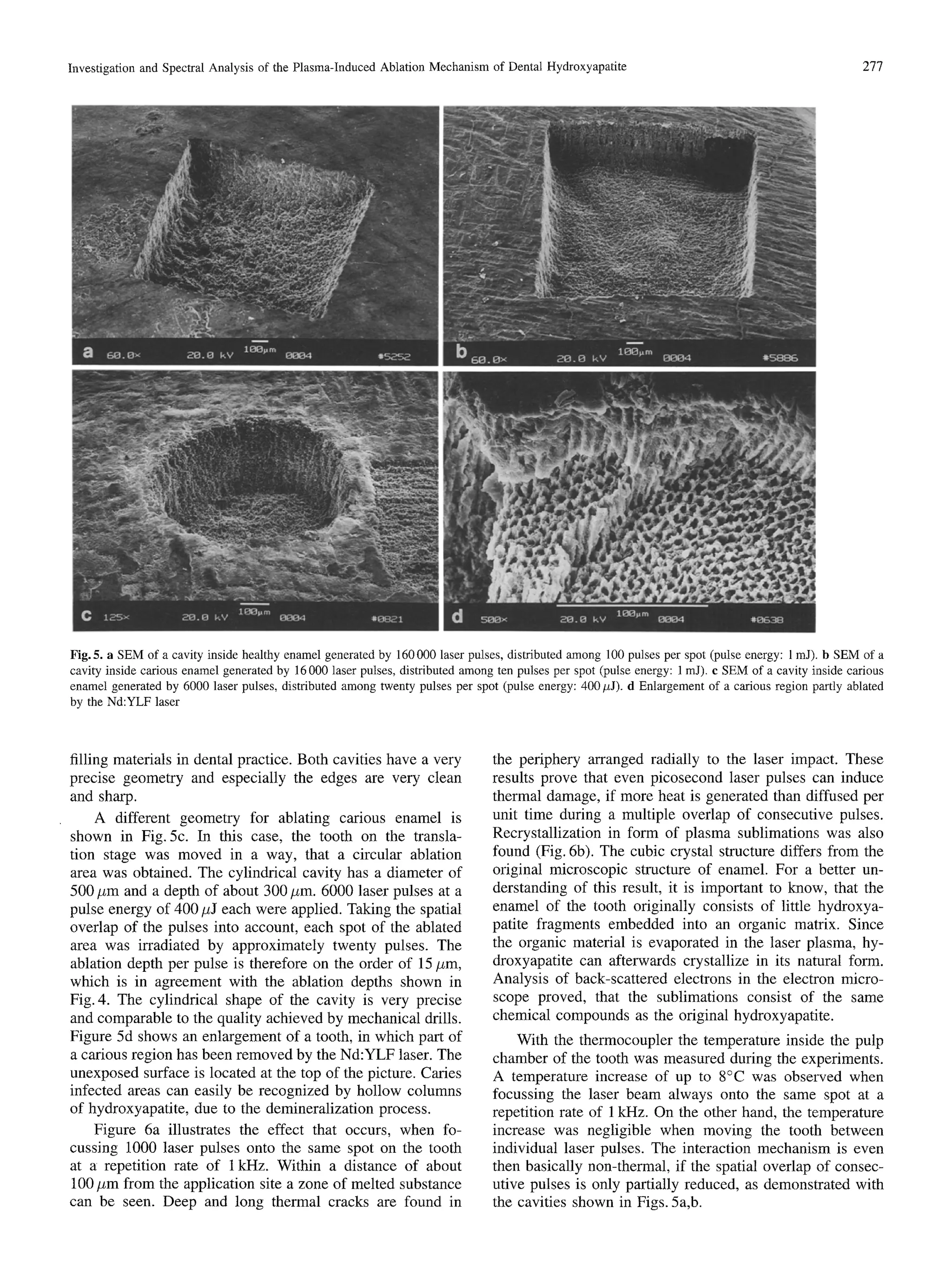 Laser ablation depth | PDF