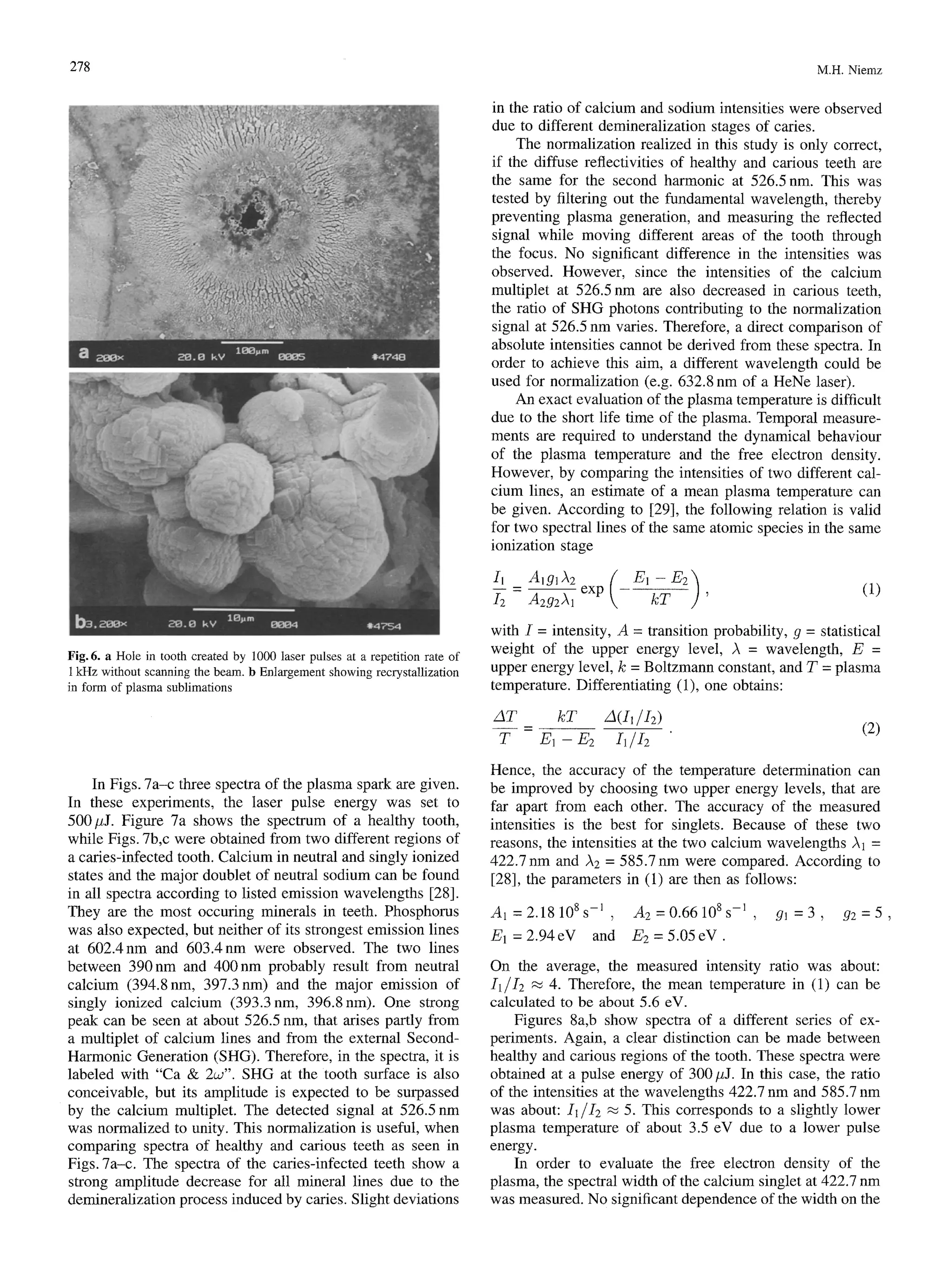Laser ablation depth | PDF