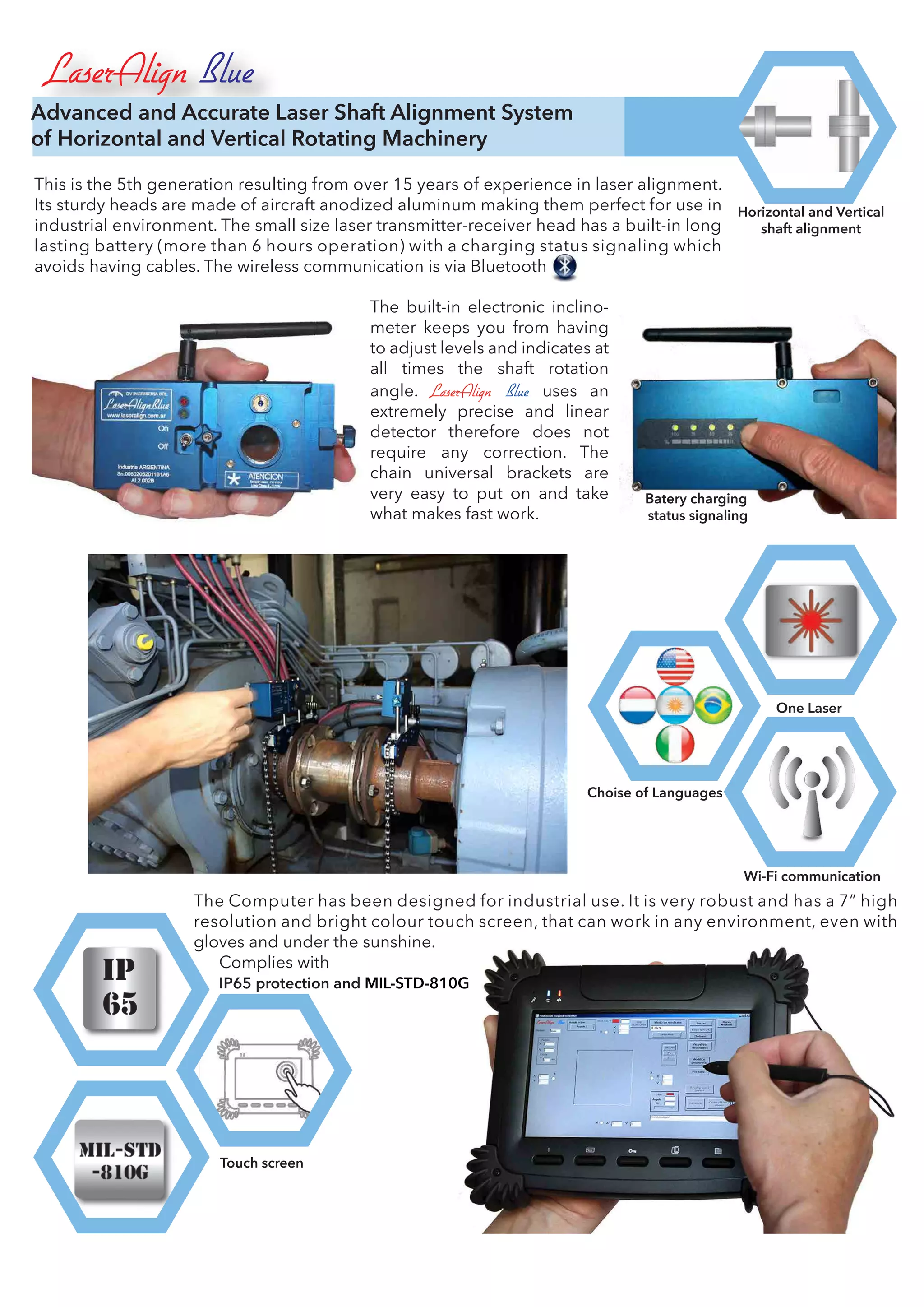 Laser shaft alignment system LASERALIGNBLUE - english | PDF | Computer ...
