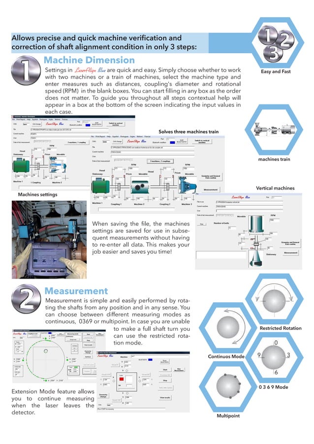 Laser shaft alignment system LASERALIGNBLUE - english | PDF | Computer ...