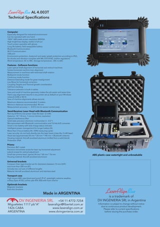 Laser shaft alignment system LASERALIGNBLUE - english | PDF | Computer ...