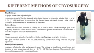 Laser, cryosurgery and its application in veterinary practice | PPTX