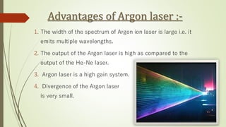 Argon Laser Spectrum