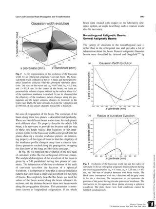 Laser and gaussian | PDF | Physics | Science