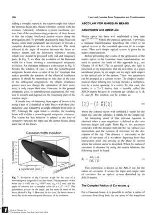Laser and gaussian | PDF | Physics | Science