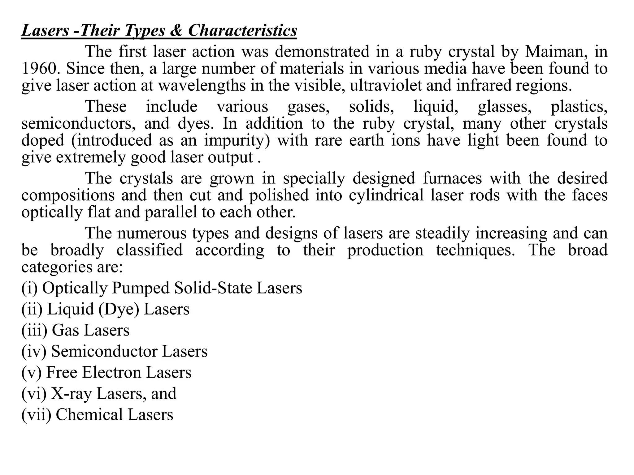 Laser and its mining applications | PPTX