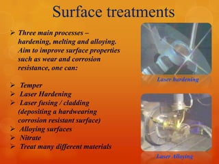 Laser and laser cladding | PPTX