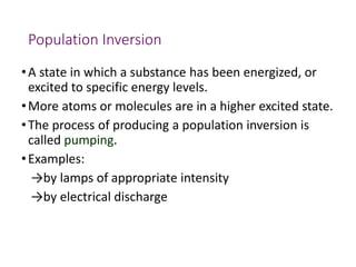 LASER AND M0DES OF PROPAGATION OF EM WAVE | PPT