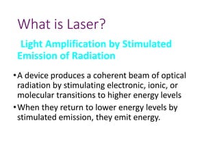 LASER FUNDAMENTALS AND OPTICAL FIBER PRINCIPAL | PPT