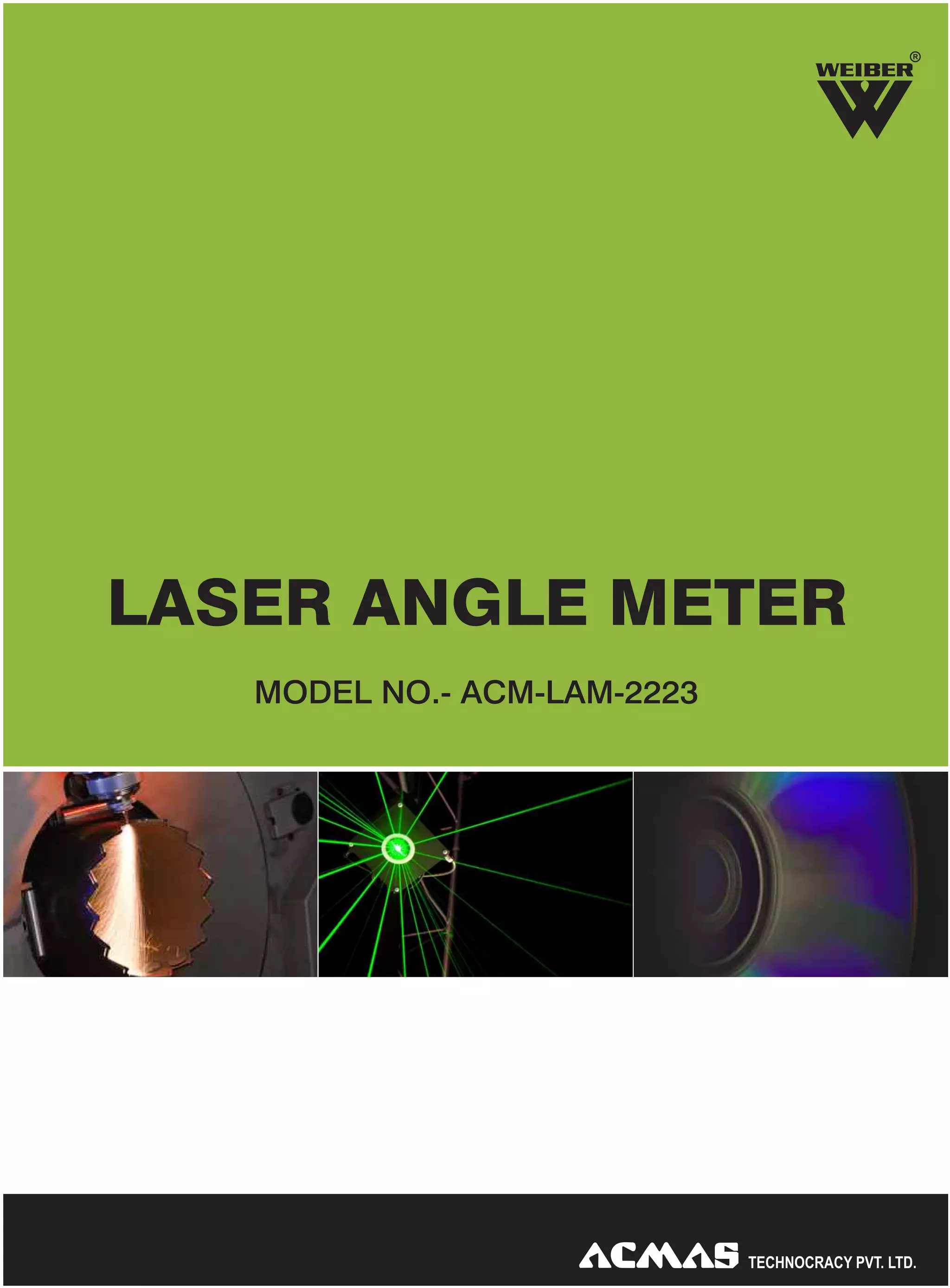 Laser Angle Meter by ACMAS Technologies Pvt Ltd. | PDF