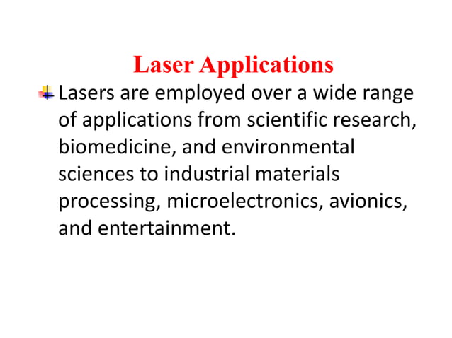 Laser applications | PPTX | Skin and Dermatology | Diseases and Conditions